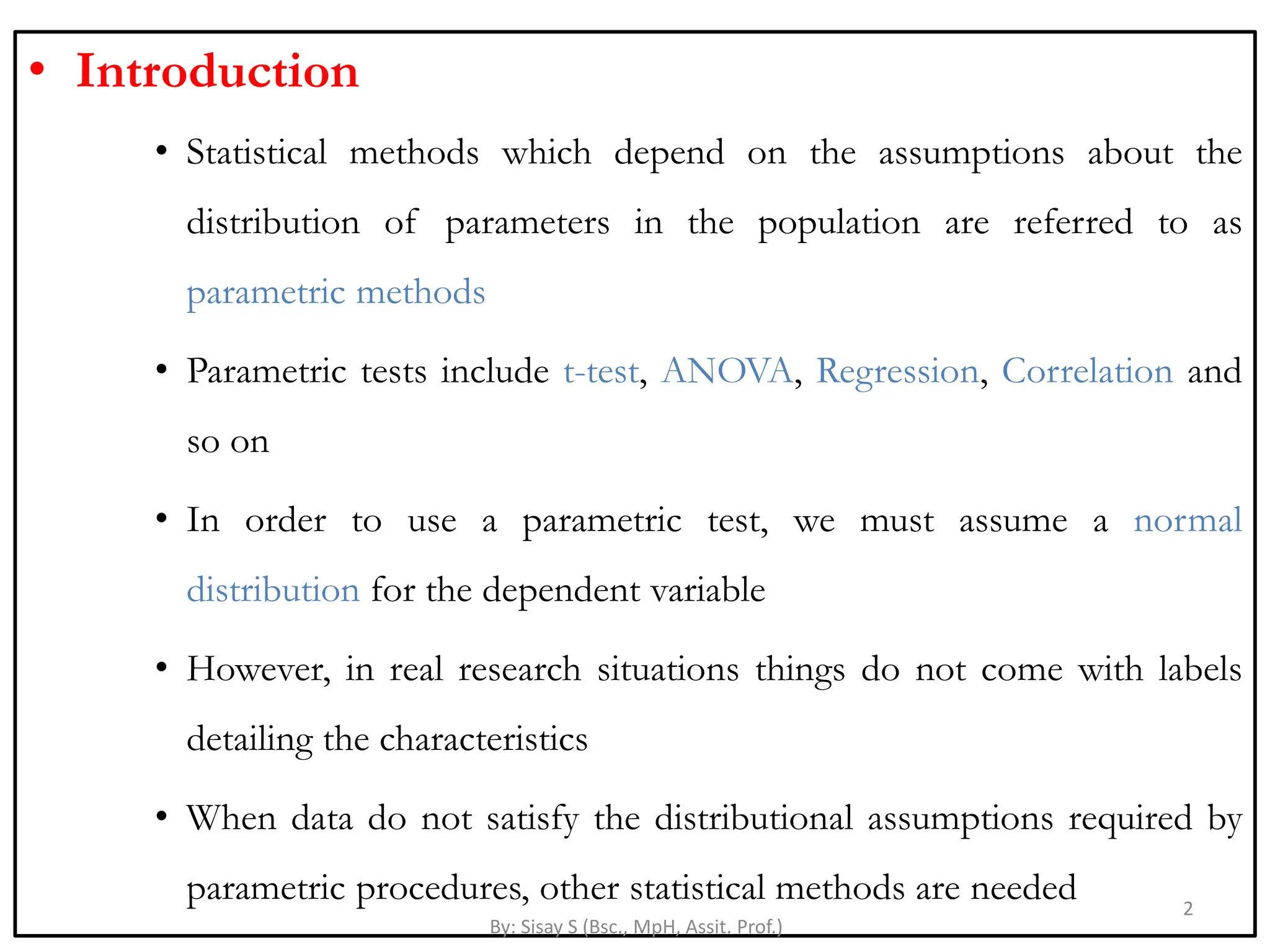 Non-parametric.pptx qualitative and quantity data | PPTX | Educational ...