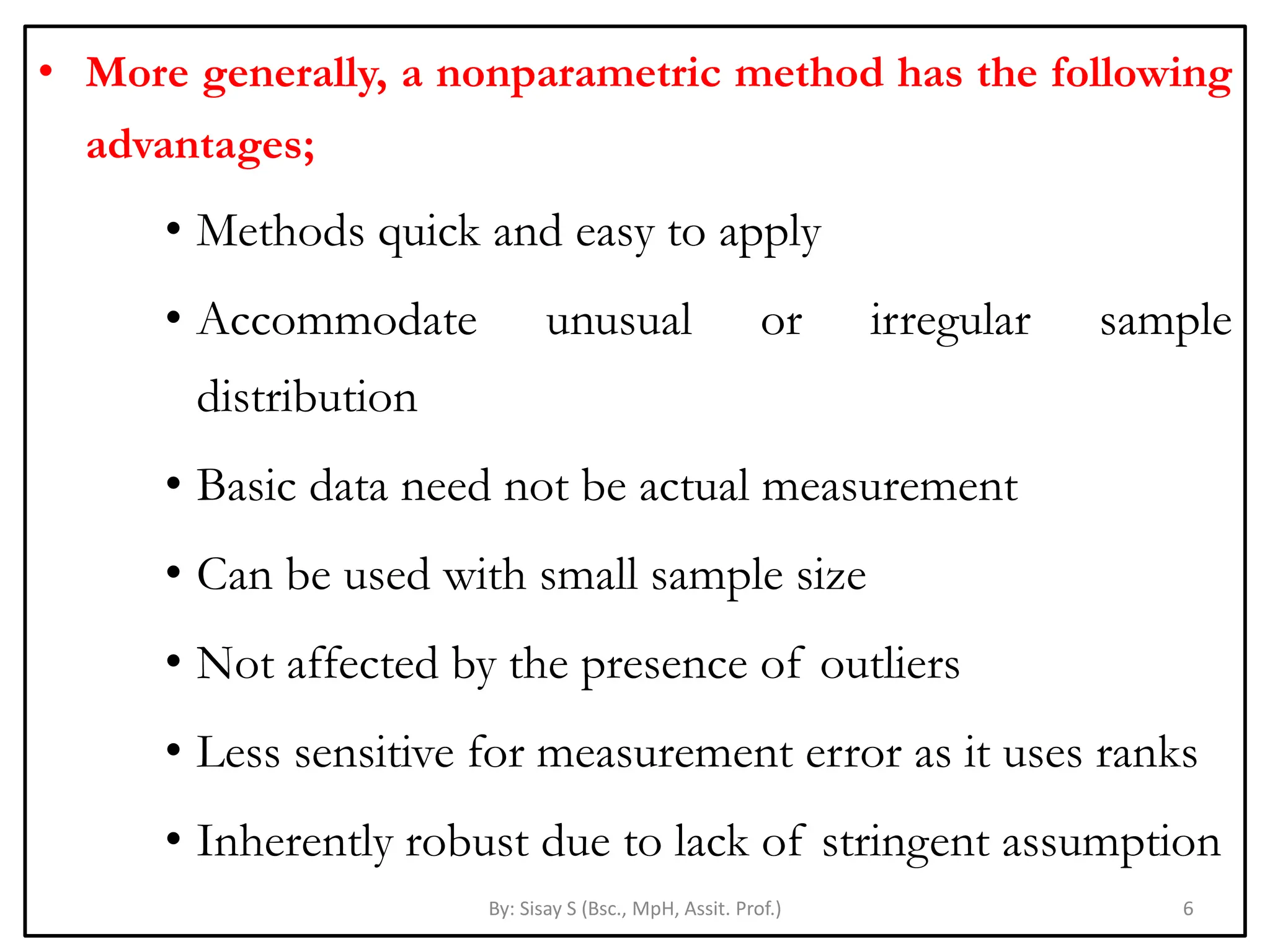 Non-parametric.pptx qualitative and quantity data | PPTX | Educational ...