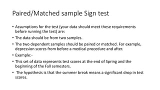 Non parametric-tests | PPTX
