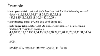 Non parametric-tests | PPTX