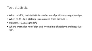 Non parametric-tests | PPTX