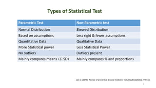 Non Parametric Tests | PPTX