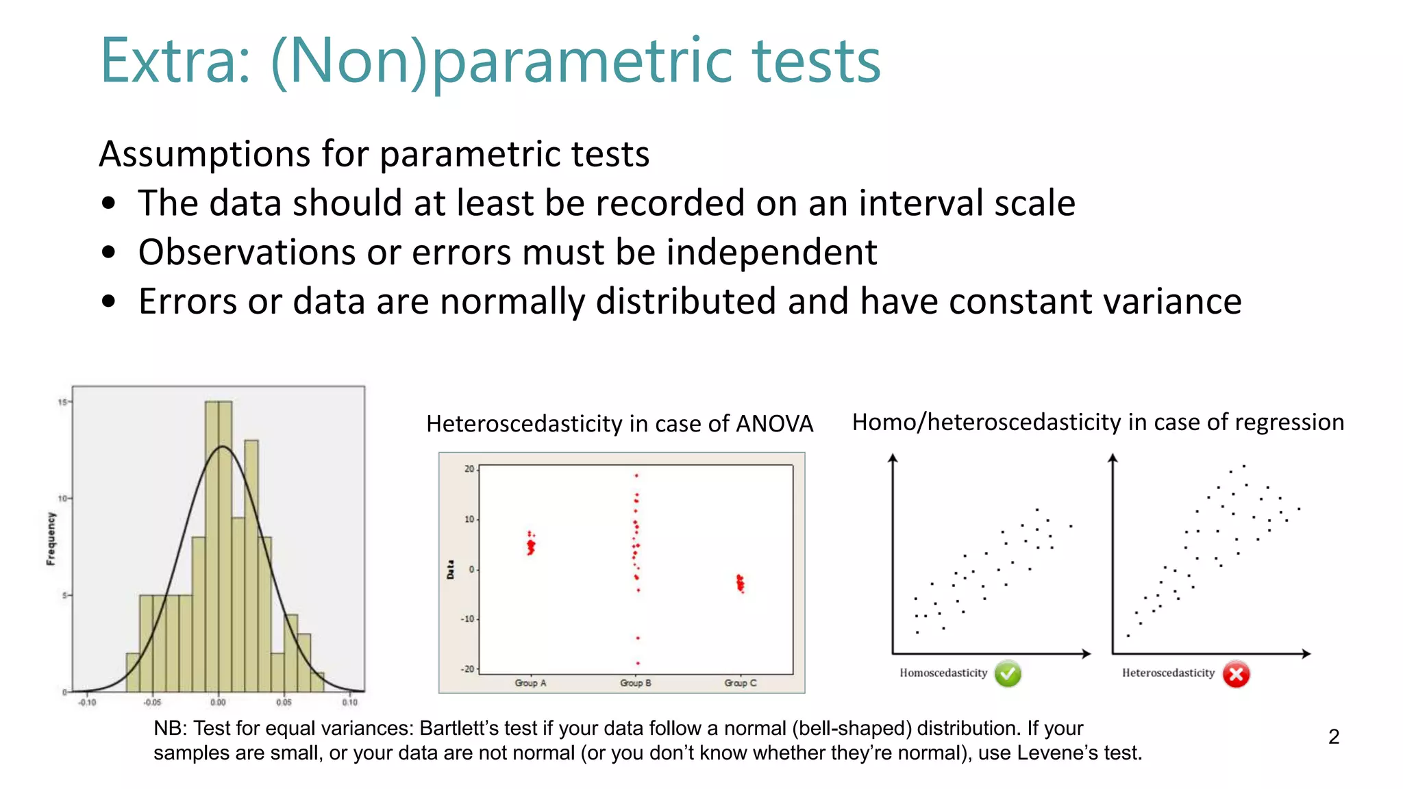 Parametric vs non-parametric | PPT