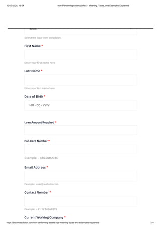 Non-Performing Assets (NPA) – Meaning, Types, and Examples Explained.pdf