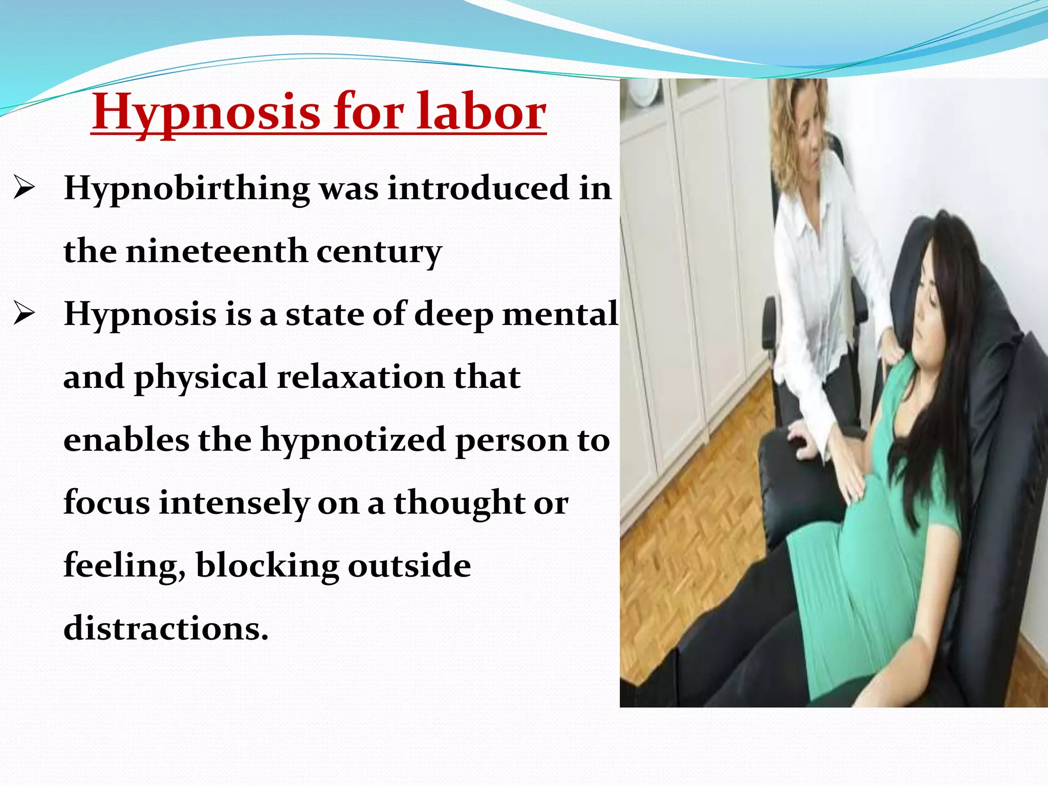 Non pharmacological approaches to manage labour pain | PPTX