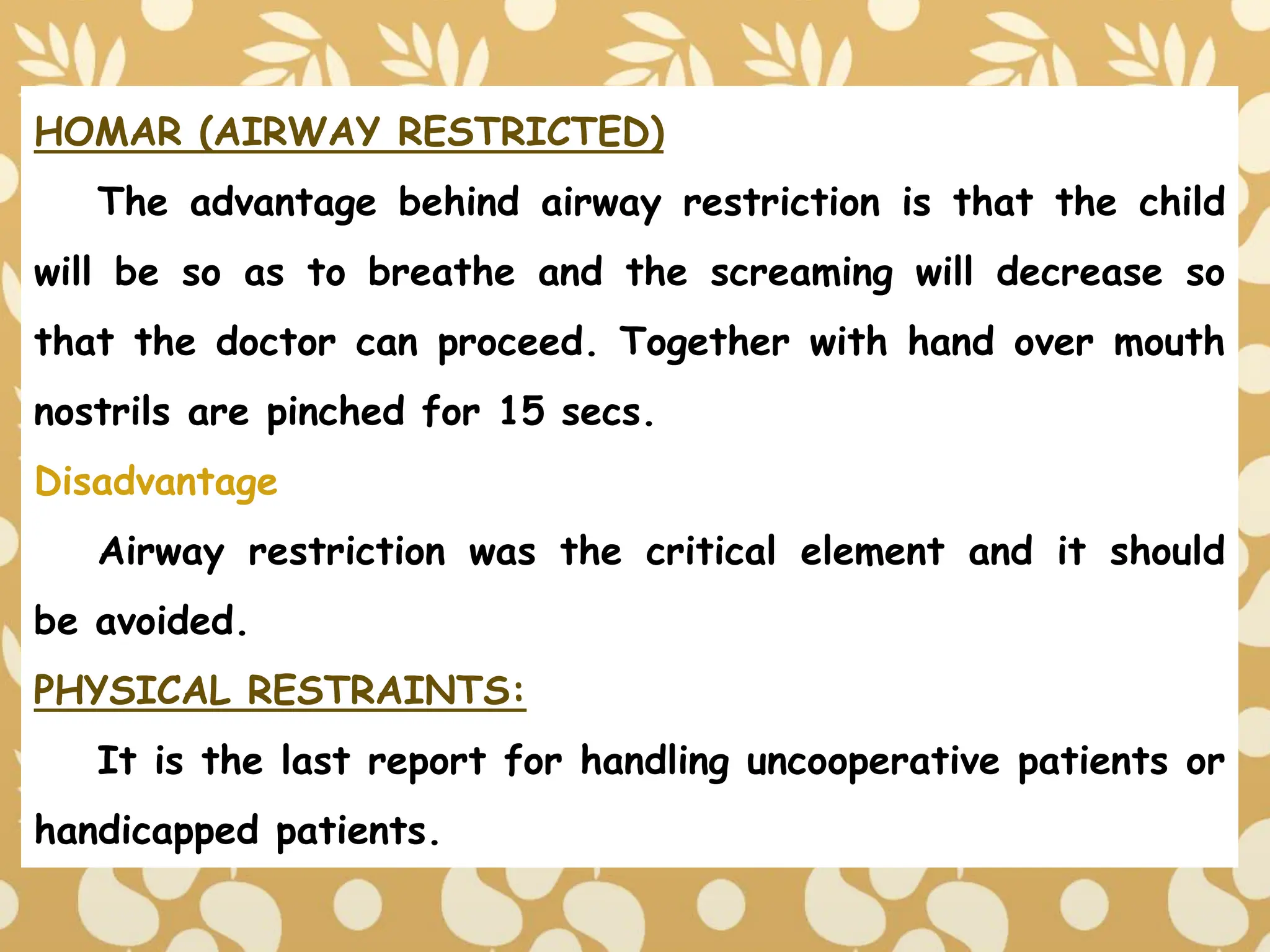 NON- PHARMACOLOGICAL BEHAVIOUR MANAGEMENT- part 2(1).pptx