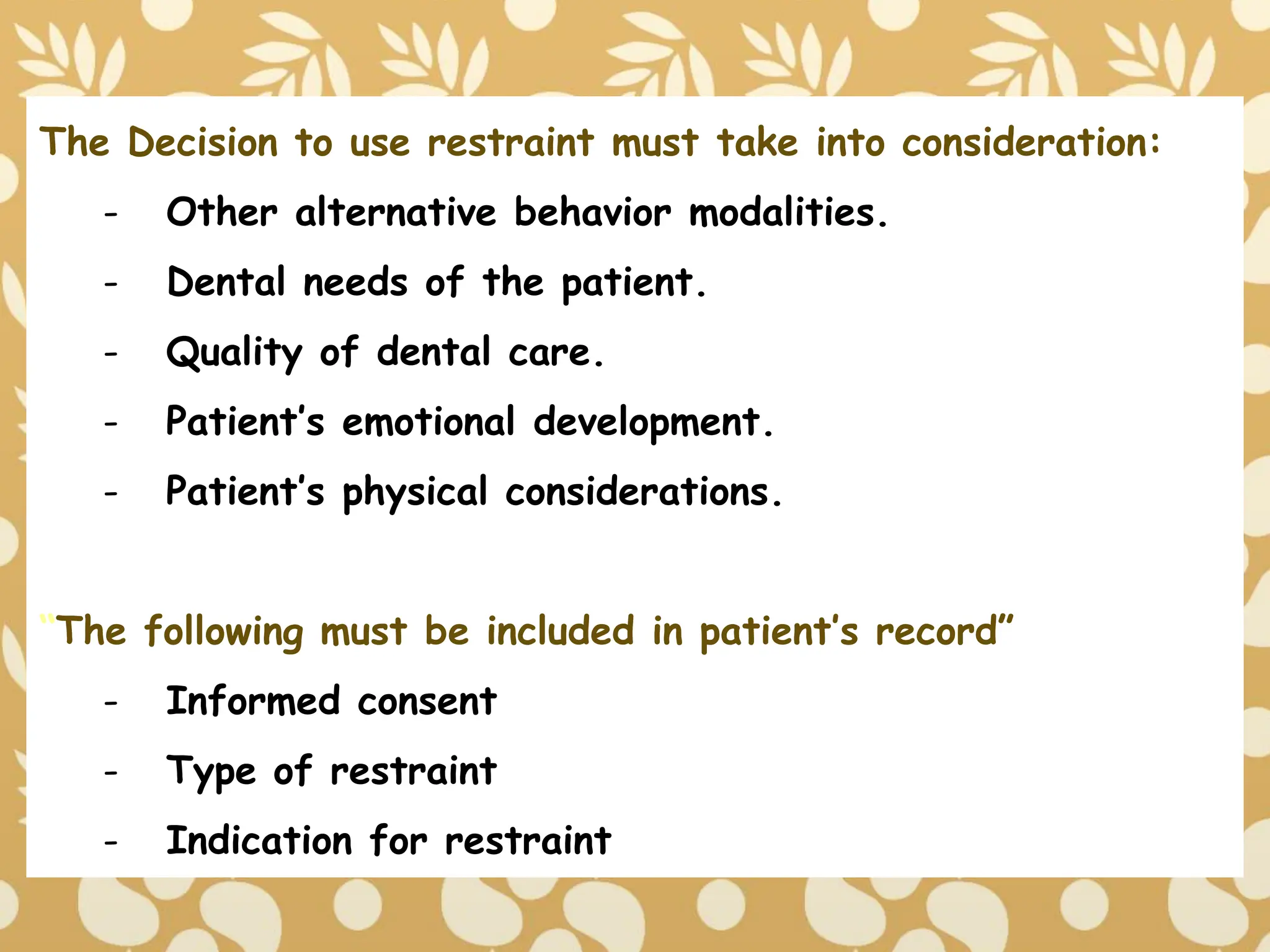 NON- PHARMACOLOGICAL BEHAVIOUR MANAGEMENT- part 2(1).pptx