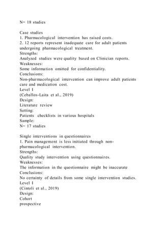 NON-PHARMACOLOGICAL INTERVENTIONS 23NON-PHARMACOLOGICAL | PDF