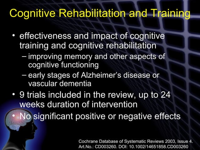 Non-pharmacologic treatment of dementia | PPT
