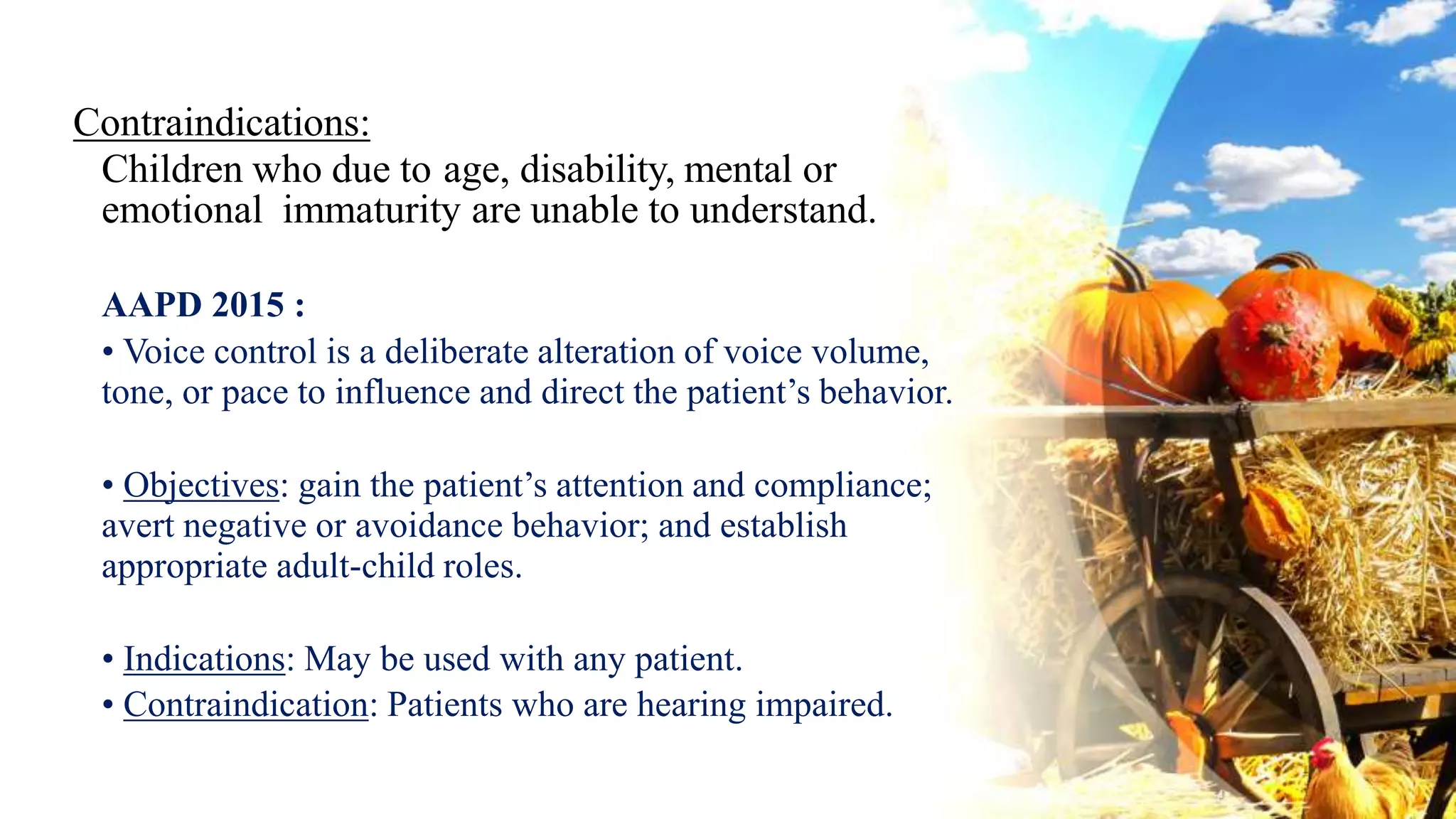 Non pharmocological behavior management | PPTX