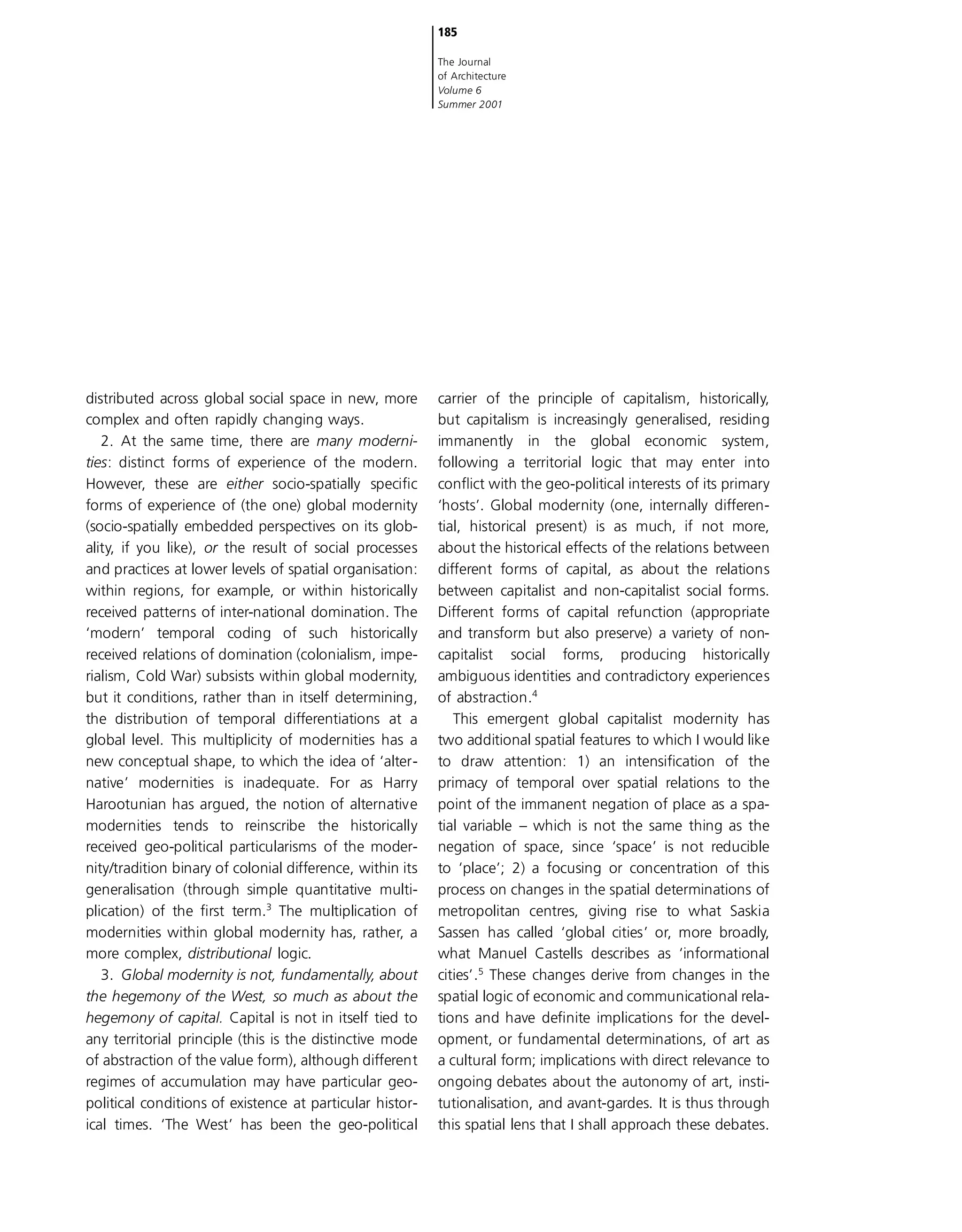 Non places and the spaces of art | PDF