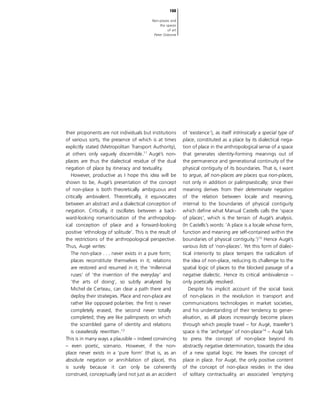Non places and the spaces of art | PDF