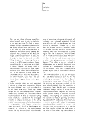 Non places and the spaces of art | PDF