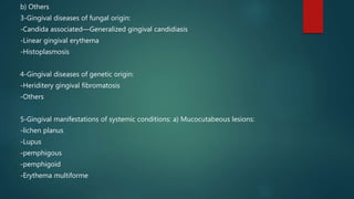 Non plaque induced gingival diseases | PPTX