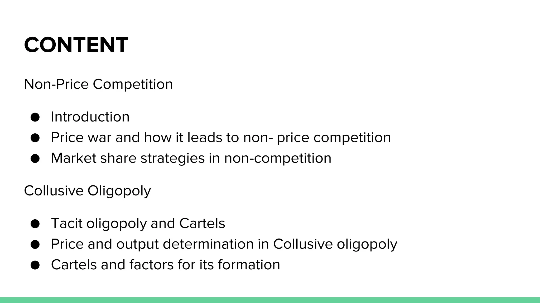 Non-price competition | PPTX