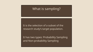 NON-PROBABILITY-SAMPLING-1.pptx STATISTICS | PPTX
