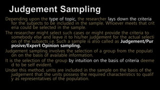 Non-Probability Sampling Method | PDF