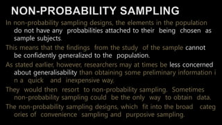Non-Probability Sampling Method | PDF
