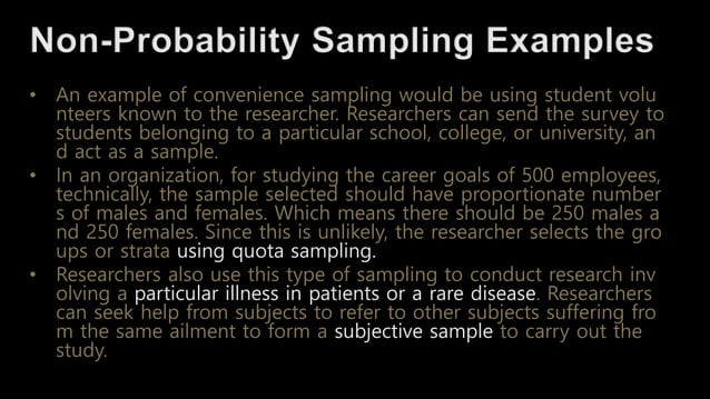 Non-Probability Sampling Method | PDF | Science