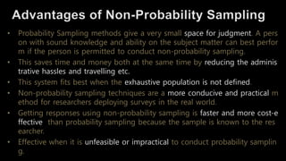 Non-Probability Sampling Method | PDF