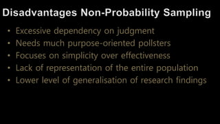 Non-Probability Sampling Method | PDF