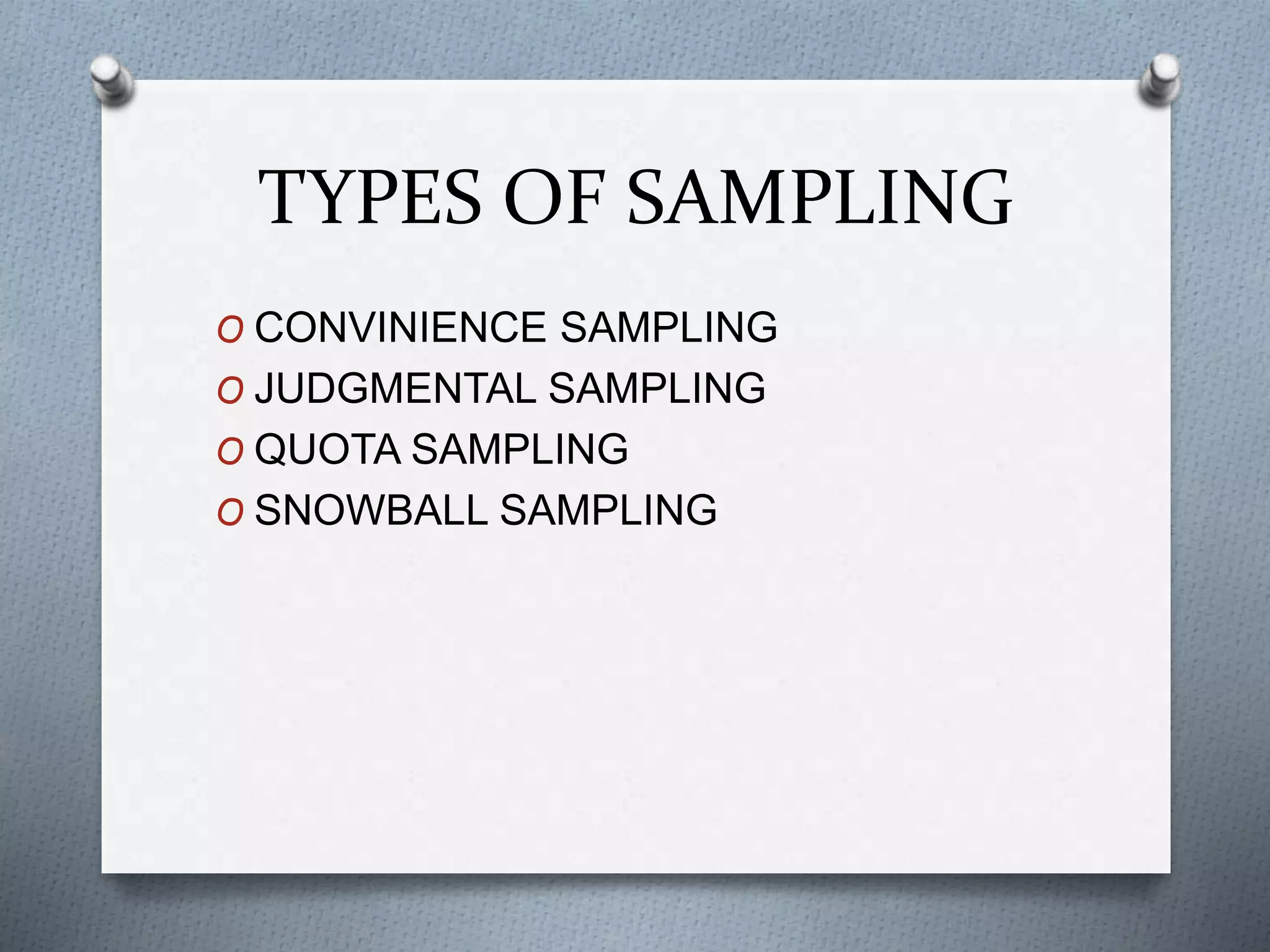 Non probability sampling | PPT