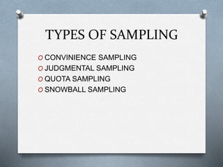 Non probability sampling | PPTX
