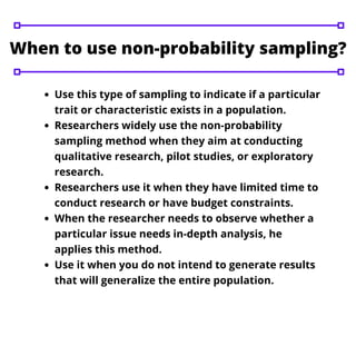 Non probability sampling | PDF