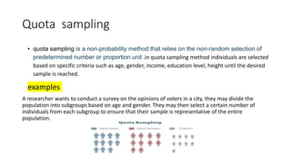 probability and Non-probability sampling | PPTX