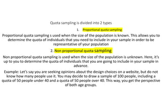 probability and Non-probability sampling | PPTX