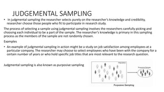 probability and Non-probability sampling | PPTX