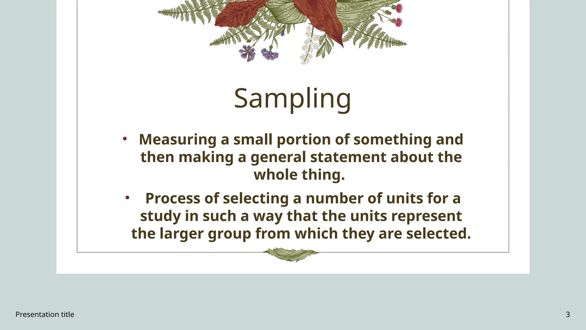 Non-probability sampling. Whats sampling | PPTX