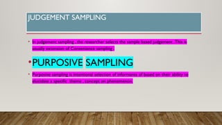 Non -Probability sampling.pptx (more slides can be added) | PPT
