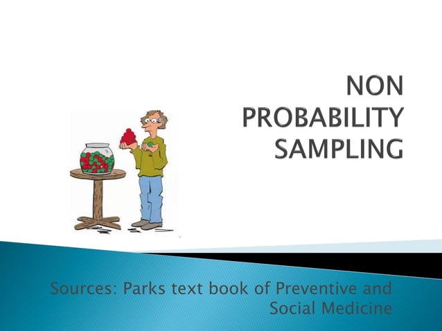 Non-probability sampling Community Medicine | PDF