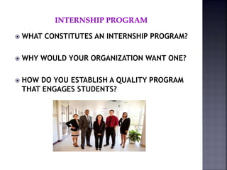 Non profit internship workshop | PPSX