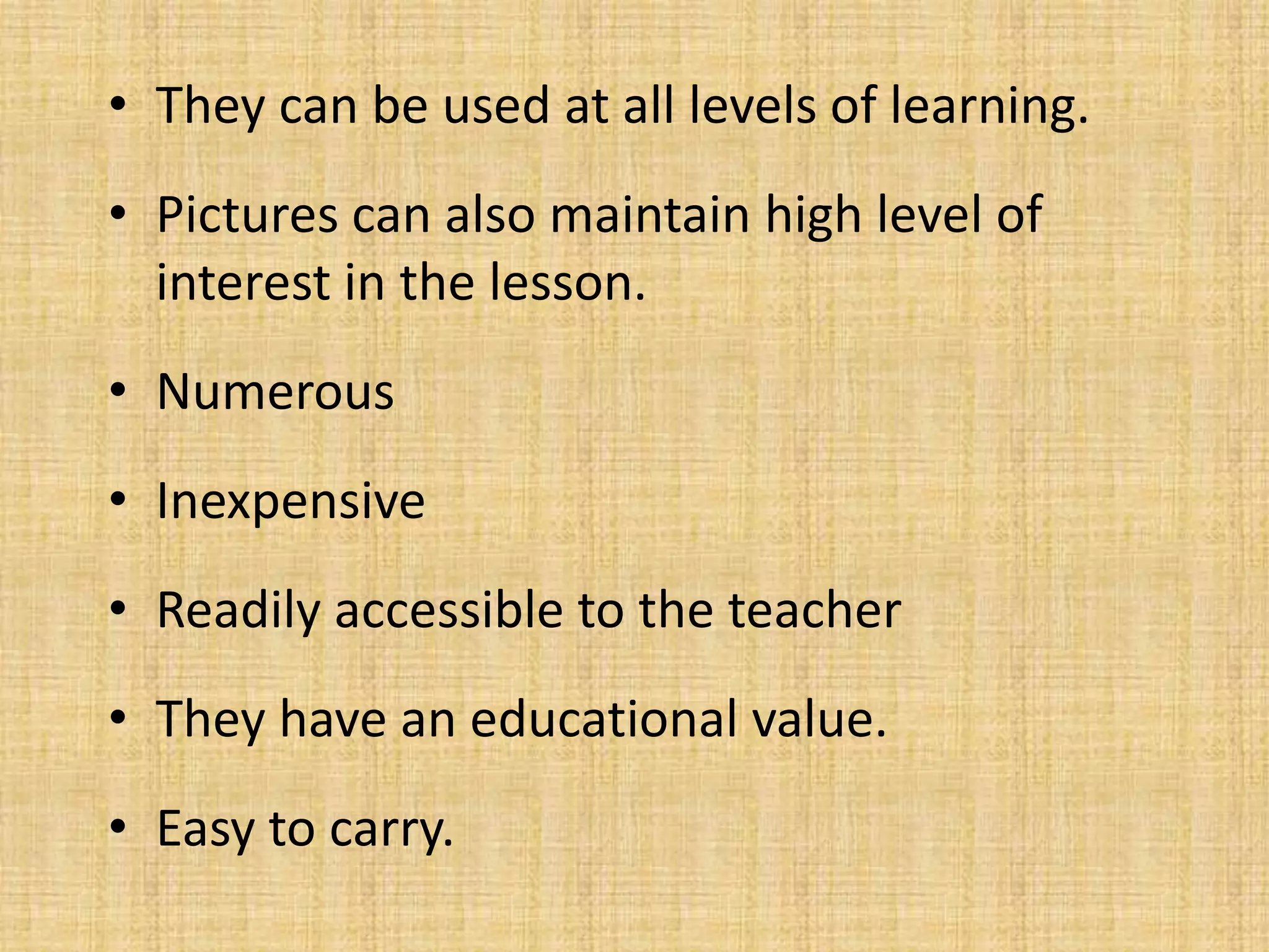 Non projected pictures | PPTX