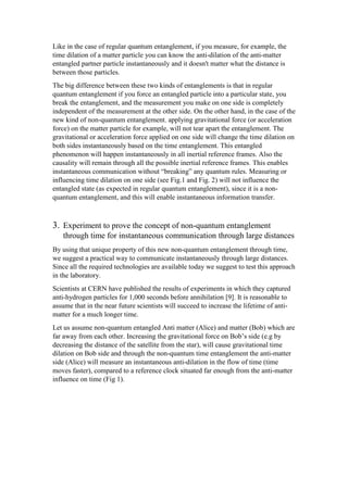 Non quantum entanglement through time and gravity | PDF | Physics | Science