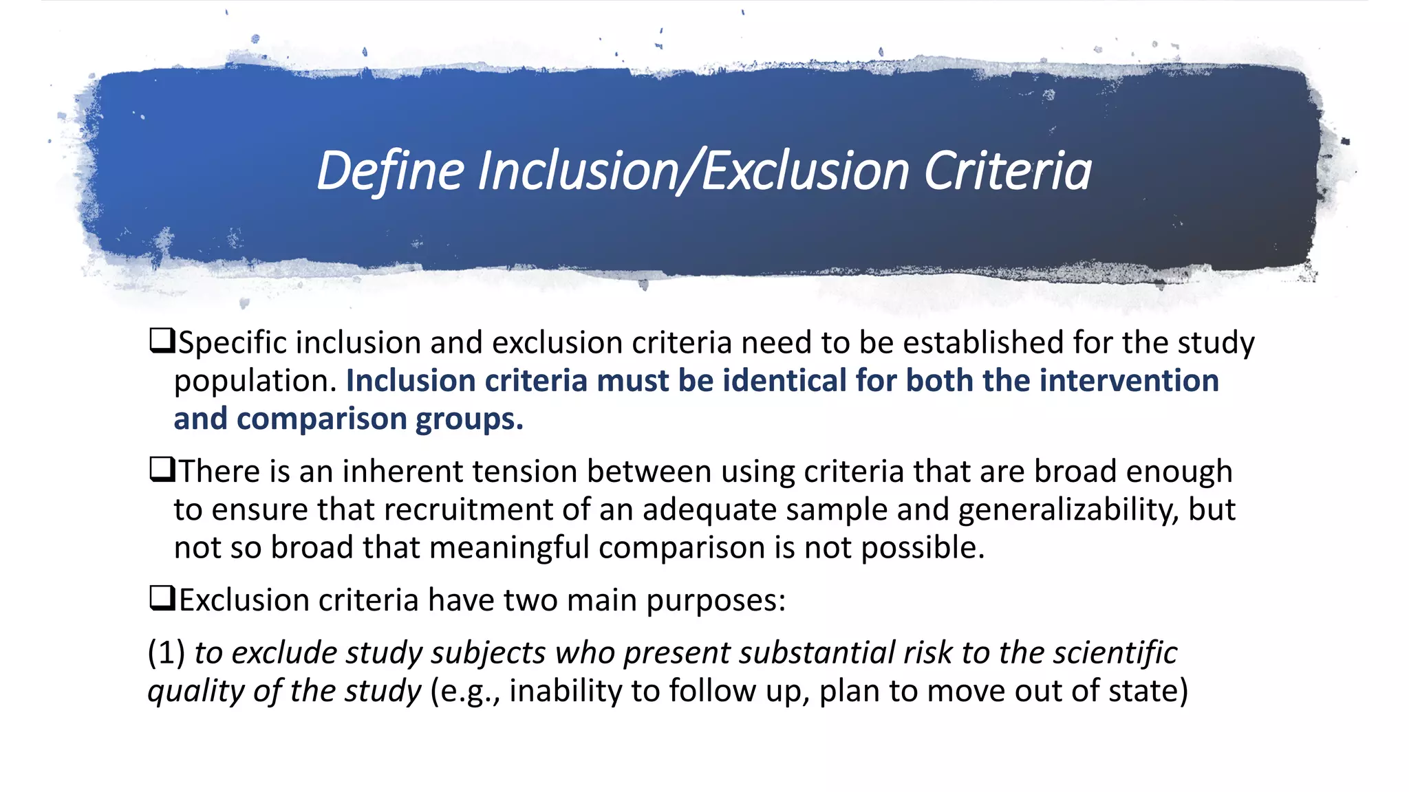 Non randomized controlled trial | PPTX