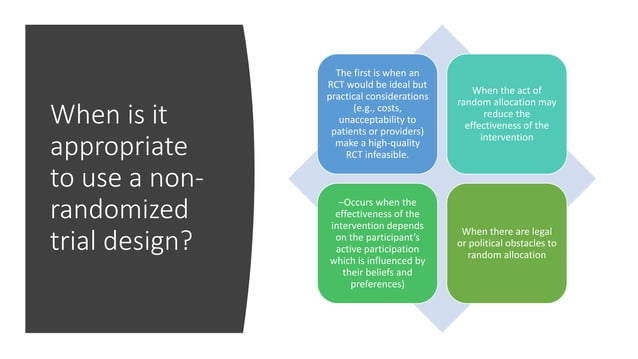 Non randomized controlled trial | PPTX | Medical Health