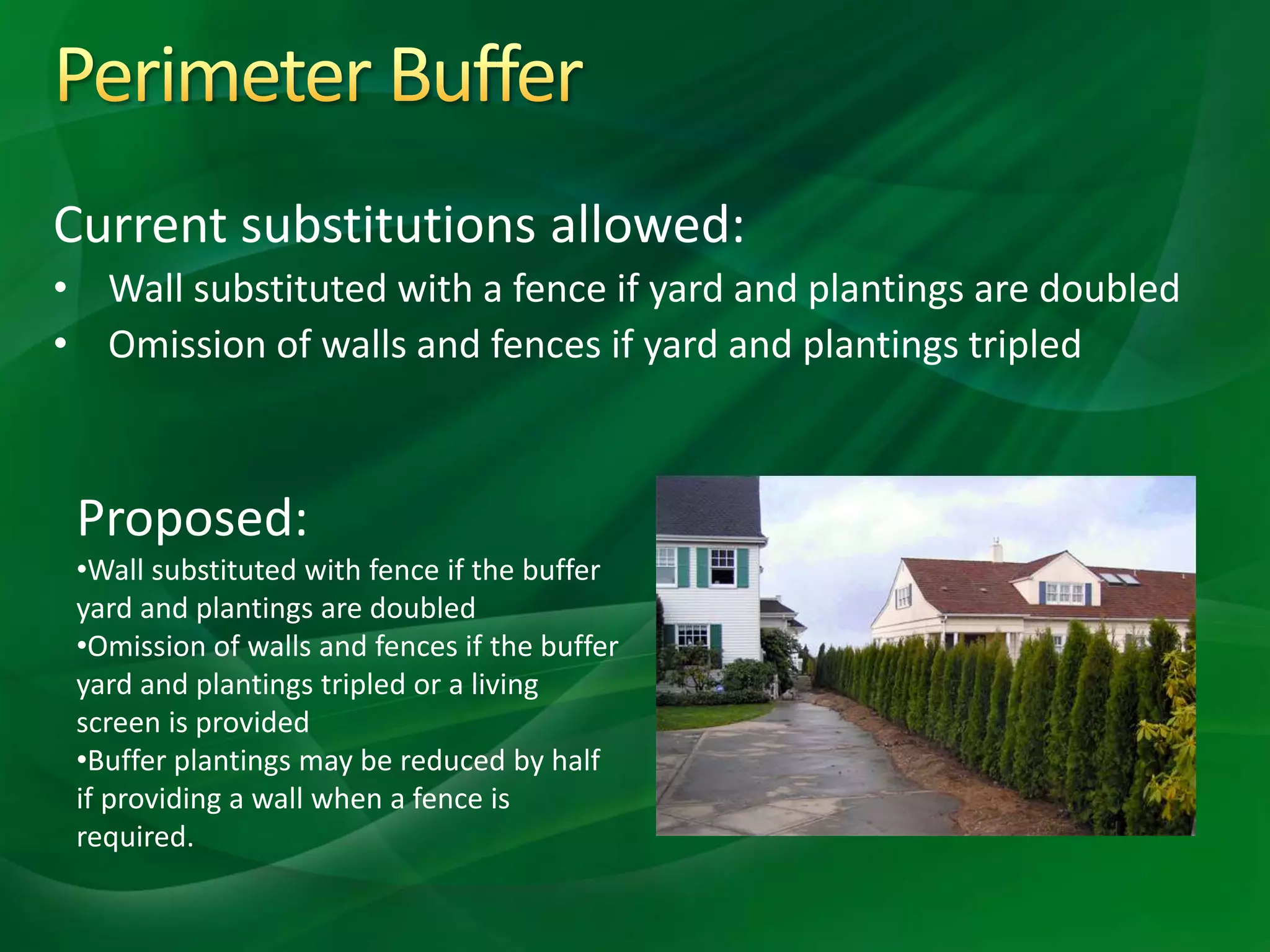 Non-Residential Landscaping Standards | PPTX