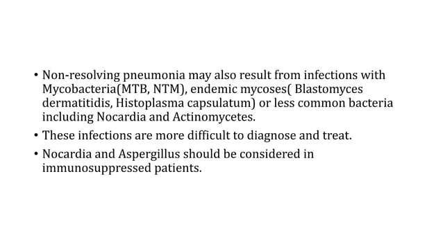 NON-RESOLVING PNEUMONIA.pptx
