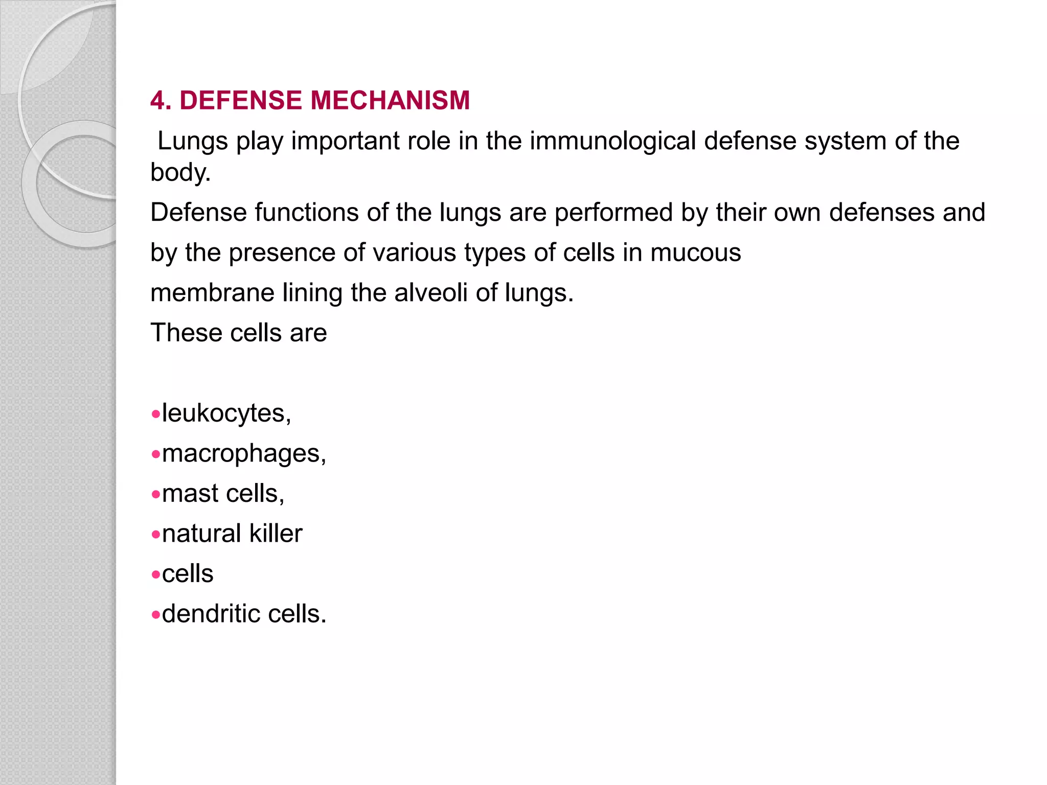 Non respiratory functions of lung ( The Guyton and Hall physiology) | PPTX