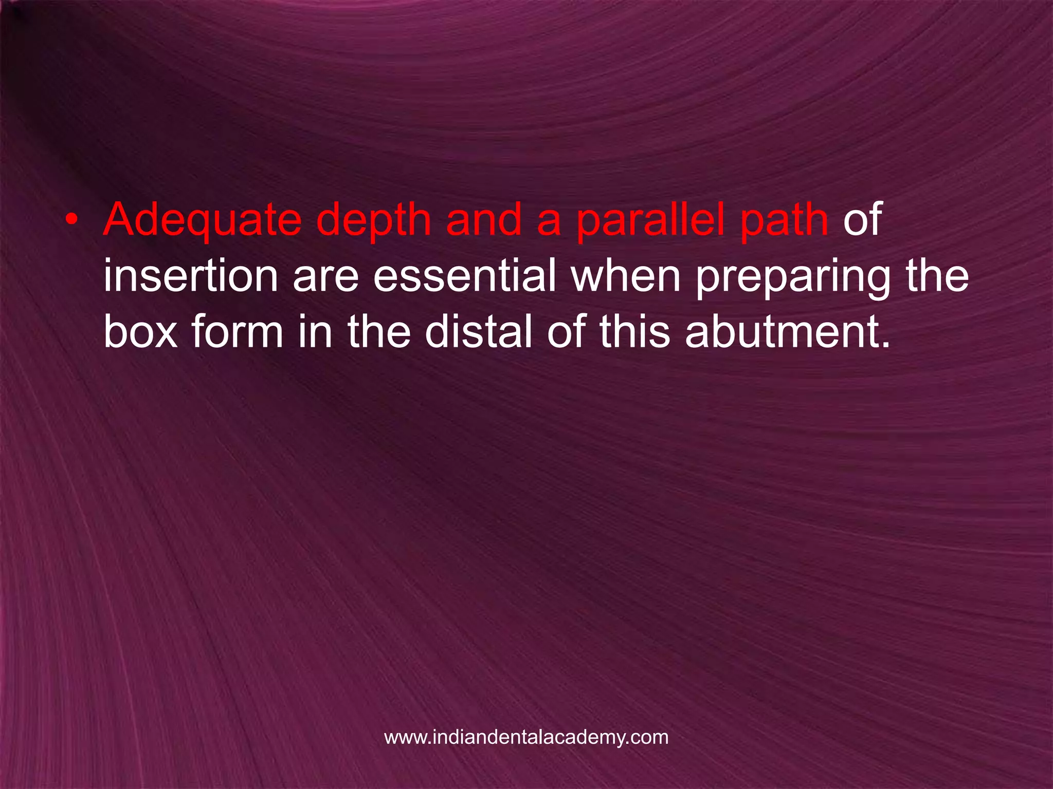 Non rigid connectors in fixed prosthesis / cosmetic dentistry training ...