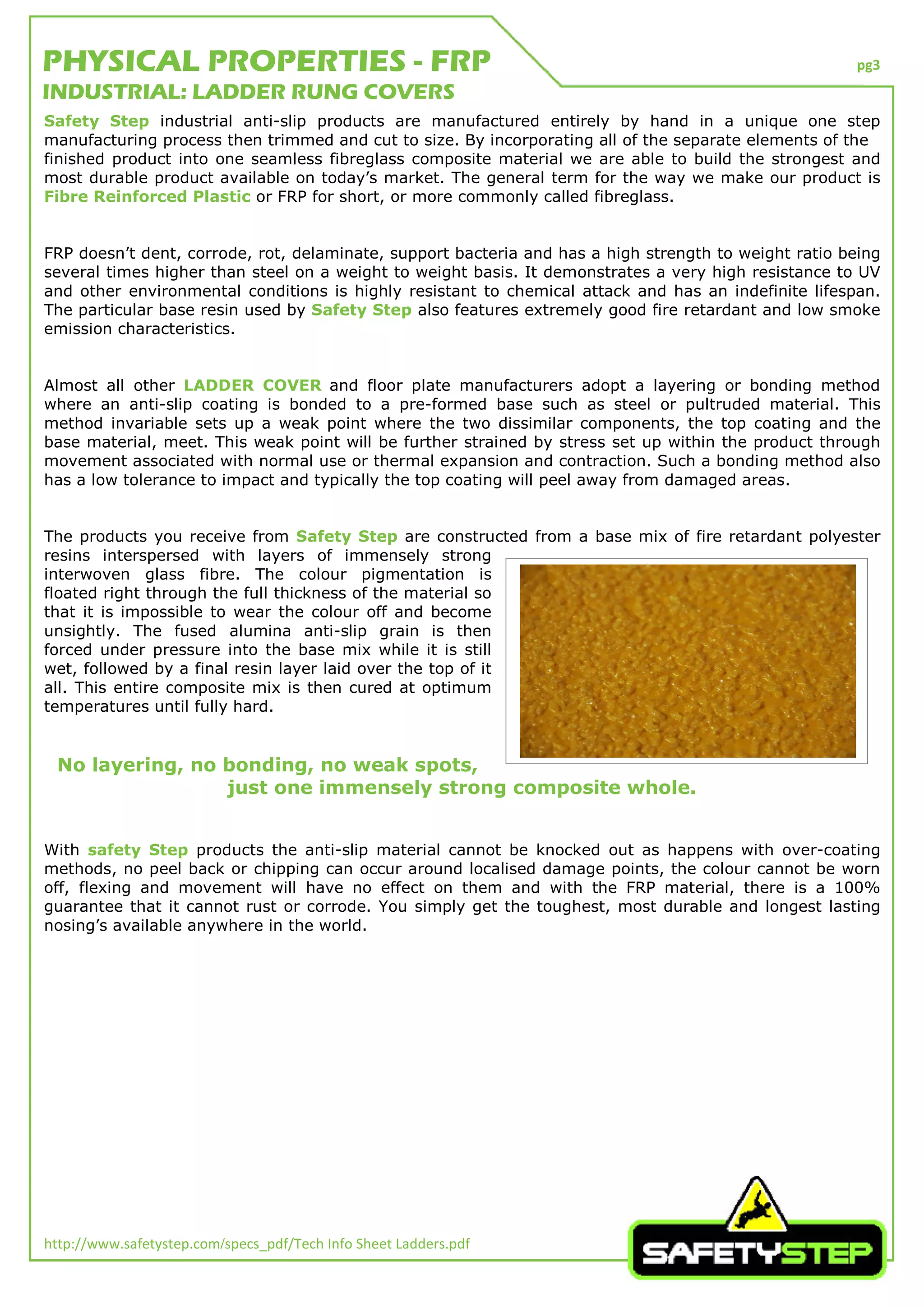 Non Slip Ladder Rung Covers | PDF