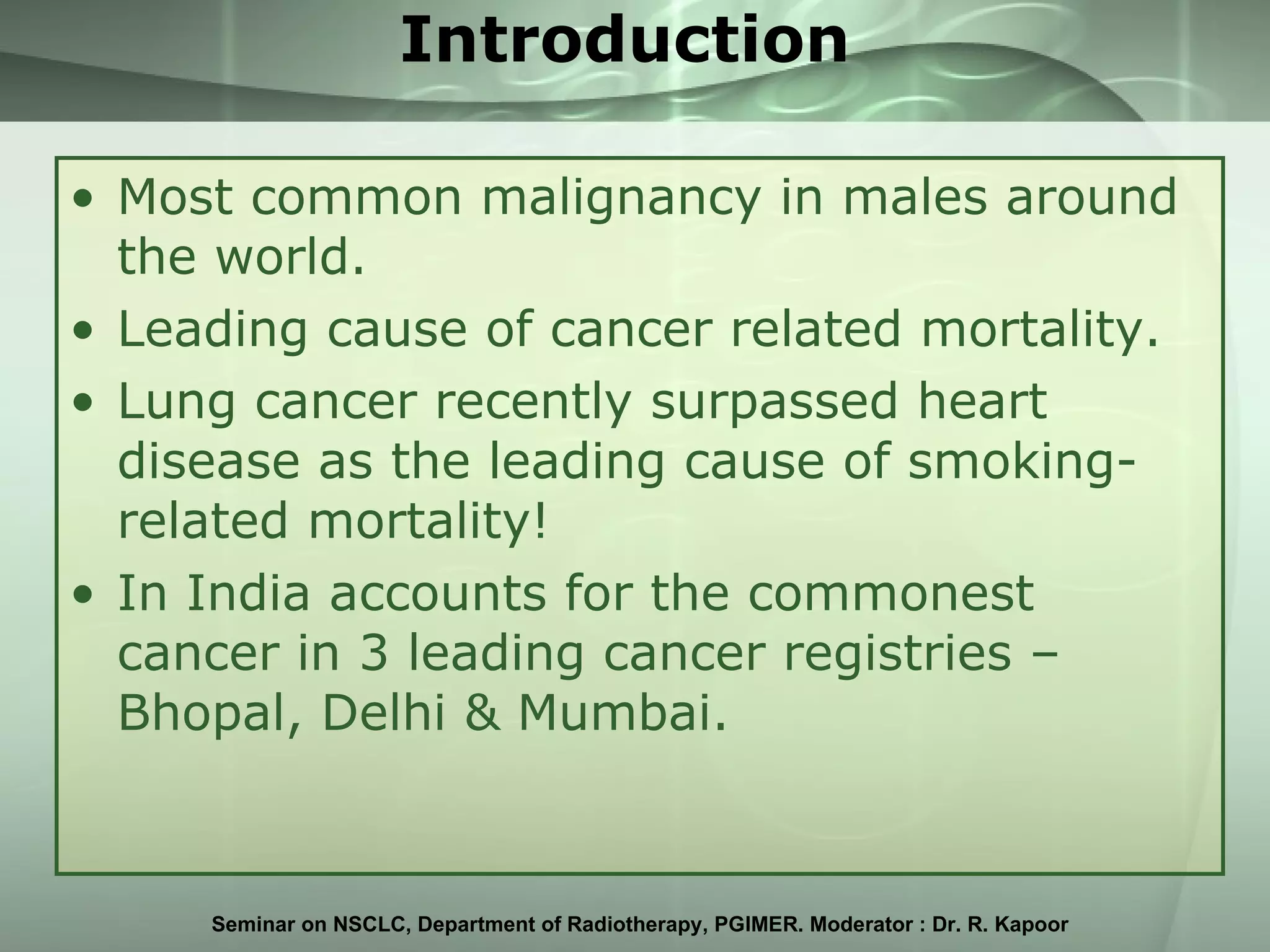 Non Small Cell Lung Cancer | PPT