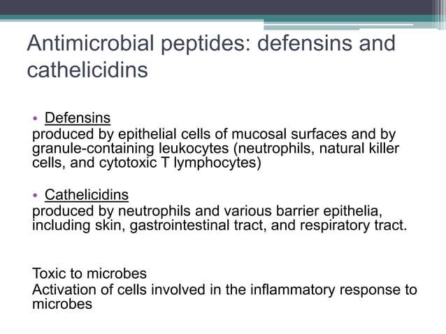 Non-Specific Defense (Innate Immunre response) | PPT