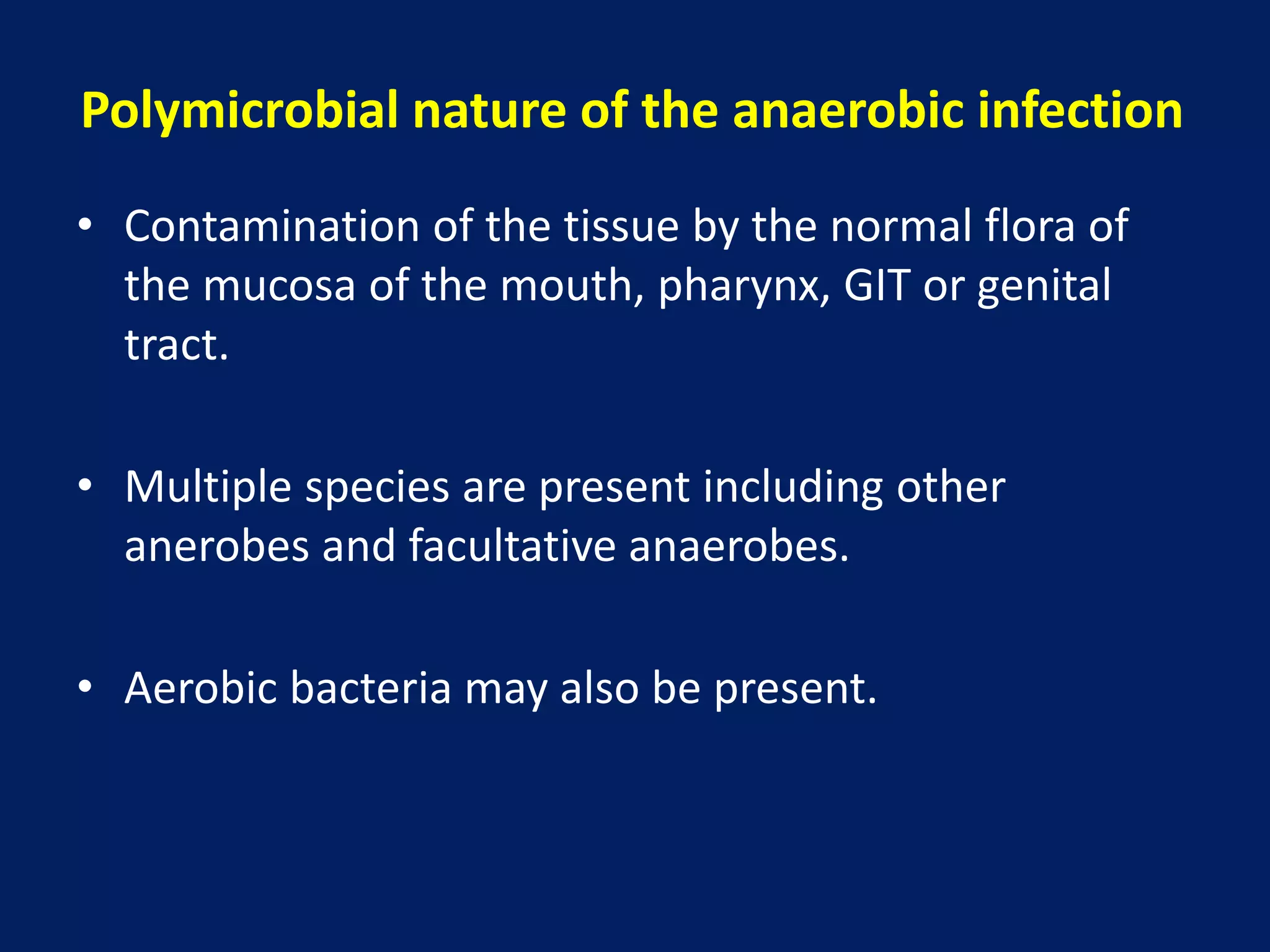 Non sporing anaerobes | PPTX