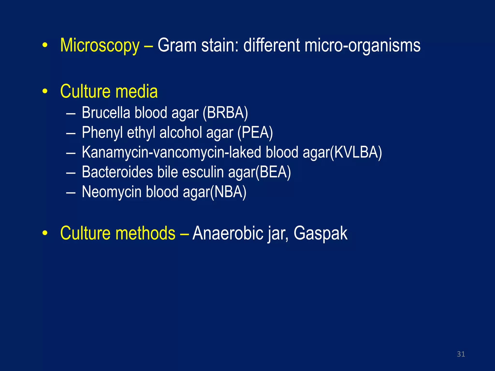 Non sporing anaerobes | PPTX