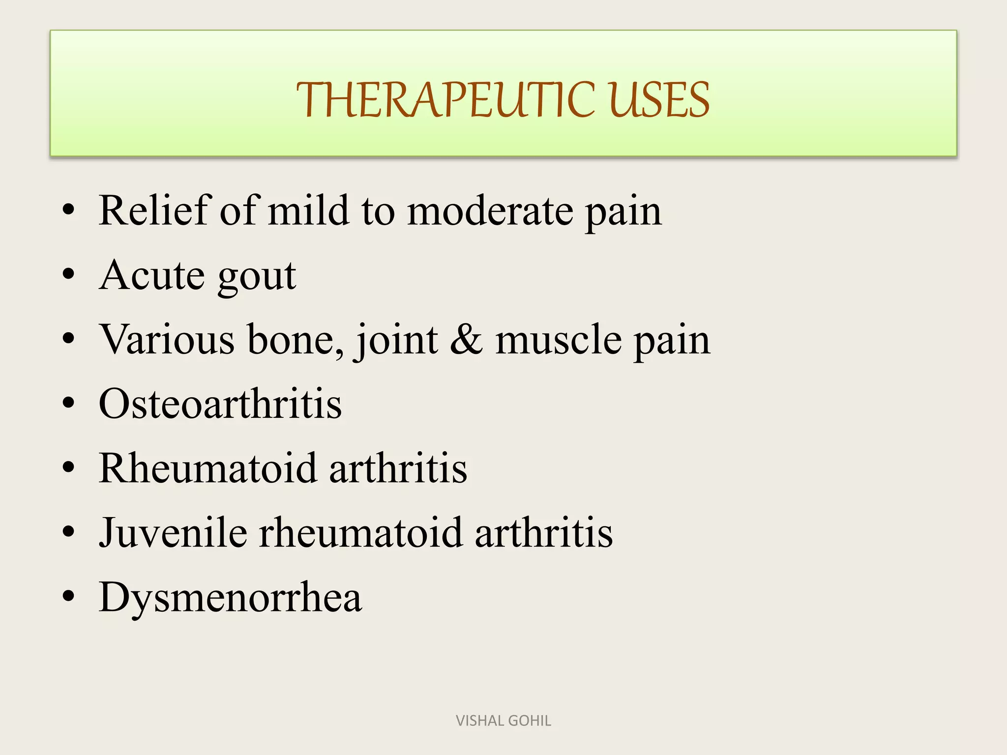 NSAIDs IN DENTISTRY | PPTX