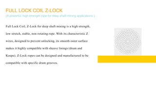 Non stranded ropes | PPTX